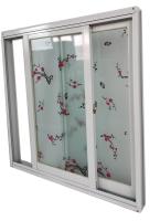 China Aluminum Alloy Frame Noise Free Tinted Glass Sliding Windows French Type With Shutters for sale