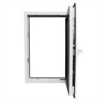 China Double Glazed Impact Resistant Casement Windows Swing Open Style Stained Glass Windows for sale