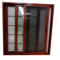 China Customized Colors Aluminum Windows Arched Commercial Double Glass Vertical Aluminum Sliding French Type for sale