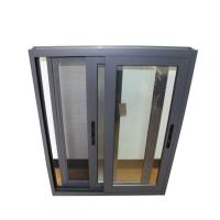 China Customized Colors Aluminum Windows Arched Commercial Double Glass Vertical Aluminum Sliding French Type for sale