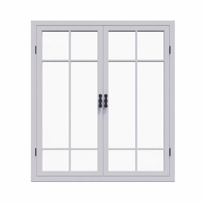 China Interior Steel Casement Window Glass Type Tempering Upvc Double Glaze Black Workshop for sale
