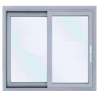 China Large Size Double Glass Aluminum Sliding Windows with FiberGlass Screen Netting Material for sale