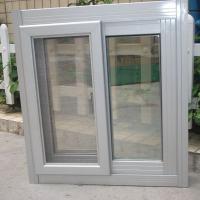 China Large Size Double Glass Aluminum Sliding Windows with FiberGlass Screen Netting Material for sale