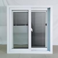 China Large Size Double Glass Aluminum Sliding Windows with FiberGlass Screen Netting Material for sale