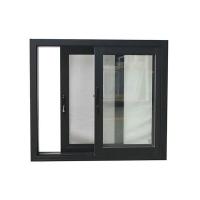 China Large Size Double Glass Aluminum Door with Heat Insulation Function and Roller Blind for sale