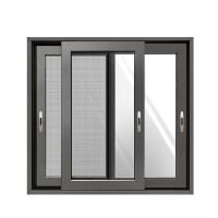China Aluminum Alloy Glass Composite Sliding Up Passive House Bullet Proof Residential Slide Windows for sale