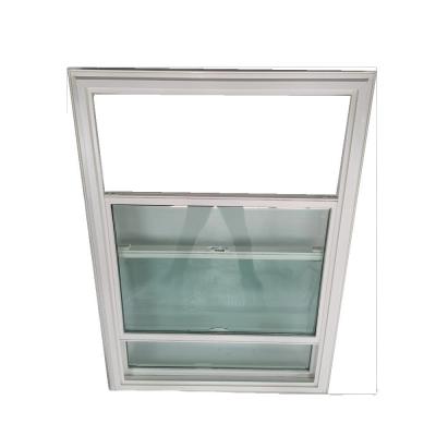 China Reflective Double Glass Upvc Fixed Double Hung Window for Residential Developments for sale