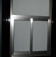 China 100 Aluminum Out Swing Window with Folding Screen and Thermal Break Aluminum Profile for sale