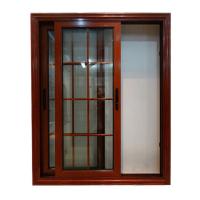 China 100 Aluminum Out Swing Window with Folding Screen and Thermal Break Aluminum Profile for sale