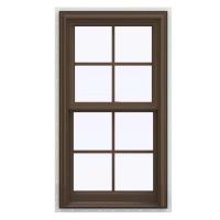 China Chinese Top Hardware Black Vinyl Replacement Double-Hung Windows with Single Glass for sale