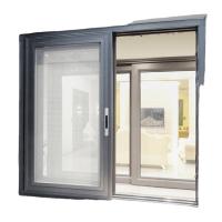 China Out Swing Horizontal Balcony Sliding Window with Tempering Glass of Aluminum Alloy for sale