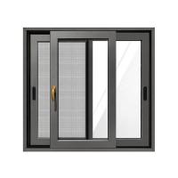 China Out Swing Horizontal Balcony Sliding Window with Tempering Glass of Aluminum Alloy for sale
