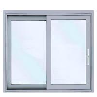 China Hanging Curtain Type Soundproof Windproof Hurricane Glass Sliding Aluminum Windows with Window Lock for sale
