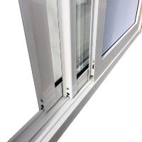 China Design Aluminium Windows Opening Pattern Horizontal Sliding Double Window with Net for sale