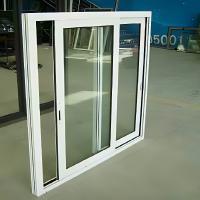 China Horizontal Opening Pattern Home Office Double Glazed Aluminum Frame Sliding Windows for sale