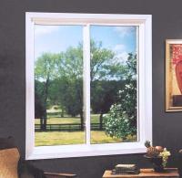 China Horizontal Sliding UPVC Hurricane Proof Impact Glass Window with Resistant Frame for sale