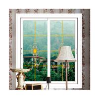 China Horizontal Sliding UPVC Hurricane Proof Impact Glass Window with Resistant Frame for sale