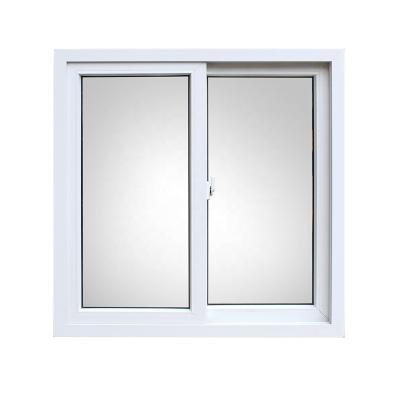 China High Security System Tempered Glass Home UPVC Window with Horizontal Opening Pattern for sale