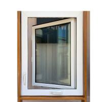 China Insulated UPVC Casement Window Door with Security Mesh and Tempering Glass Advantage for sale