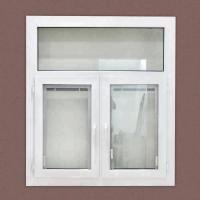 China Insulated UPVC Casement Window Door with Security Mesh and Tempering Glass Advantage for sale