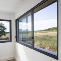China Aluminum Folding Screen French Style Luxury Sliding Glass Window from Alibaba Golden for sale