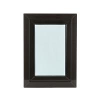 China UPVC Casement Windows with Coustmer Requirement Glass Color in 60 x 48 Black House for sale