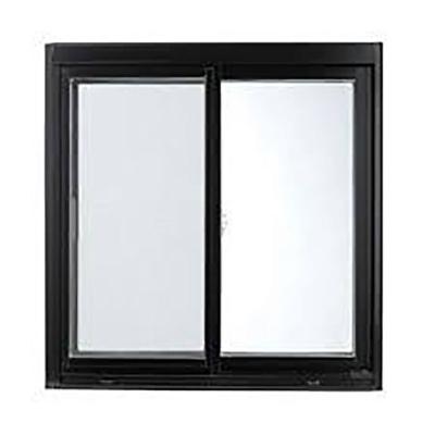 China Easy Installation Sliding Window with 4 Panels Tempered Glass and Magnetic Screen for sale