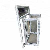 China Folding Screen Hurricane Impact House Window with Double Glazed Glass and Hand Crank for sale