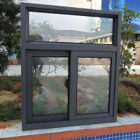 China Aluminum Alloy Profile Triple Glazed Glass Slider Window Tinted Glass for Houses for sale