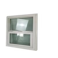China Plastic Frame Upvc Single Hung Window for Hurricane Protection and Lift Up Function for sale