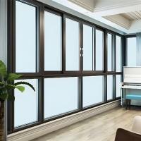 China Commercial Plexiglass Windows Aluminum Windproof Sliding Window with Magnetic Screen for sale