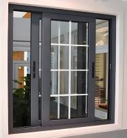 China Modern Living Room Hanging Curtain Type Aluminum Alloy Triple Glass Sliding Doors and Windows for sale