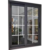 China Modern Living Room Hanging Curtain Type Aluminum Alloy Triple Glass Sliding Doors and Windows for sale