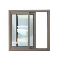 China Aluminum Alloy Sliding Bedroom Windows with Double Glass and Hurricane Impact Glass for sale
