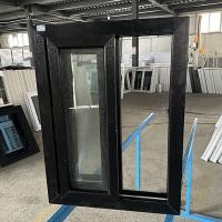 China Folding Screen Black Aluminium House Sliding Windows High Security Design Professional for sale