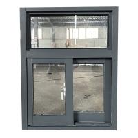 China Hurricane Impact Glass Triple Pane Windows in Sliding Open Style with Customized Size for sale