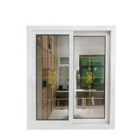 China Customized American Pvc Wooden Sliding Windows Heavy Duty and High Security System for sale
