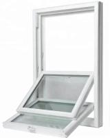 China American Single Tilt Double Hung Upvc Pvc Windows for House Soundproof and Waterproof for sale