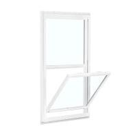China American Single Tilt Double Hung Upvc Pvc Windows for House Soundproof and Waterproof for sale