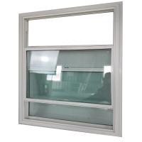 China Modern Design Heat Insulation Vinyl Double Hung Windows with Pvc Frame and Mosquito Net for sale
