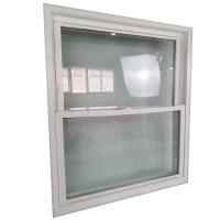 China American Style Vinyl Triple Double Hung Windows Folding Screen for Your Requirements for sale