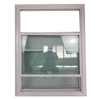 China Upvc Hurricane Black House Vinyl Double Hung Sash Windows with Clear Glass Powder Coated for sale