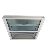 China Black Vinyl UPVC Single Hung Window with Waterproof Glass and Heat Insulation Advantage for sale