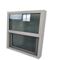 China Black Vinyl UPVC Single Hung Window with Waterproof Glass and Heat Insulation Advantage for sale