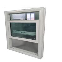 China UPVC Frame glass Single Hung Fiber Glass Windows for Heat Insulation and Waterproof for sale