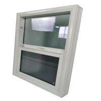 China UPVC Frame glass Single Hung Fiber Glass Windows for Heat Insulation and Waterproof for sale