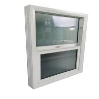 China UPVC Frame glass Single Hung Fiber Glass Windows for Heat Insulation and Waterproof for sale