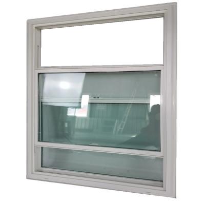China Soundproof Glass Upvc Double Hung Windows in Customized Colors and Powder Coated Finish for sale