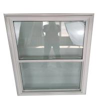 China Soundproof Glass Upvc Double Hung Windows in Customized Colors and Powder Coated Finish for sale