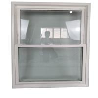 China Soundproof Glass Upvc Double Hung Windows in Customized Colors and Powder Coated Finish for sale